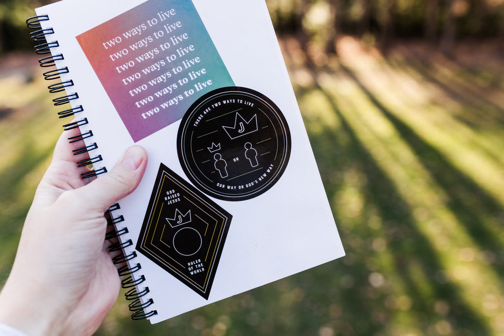Two Ways to Live sticker sheet – Matthias Media resources for disciple ...